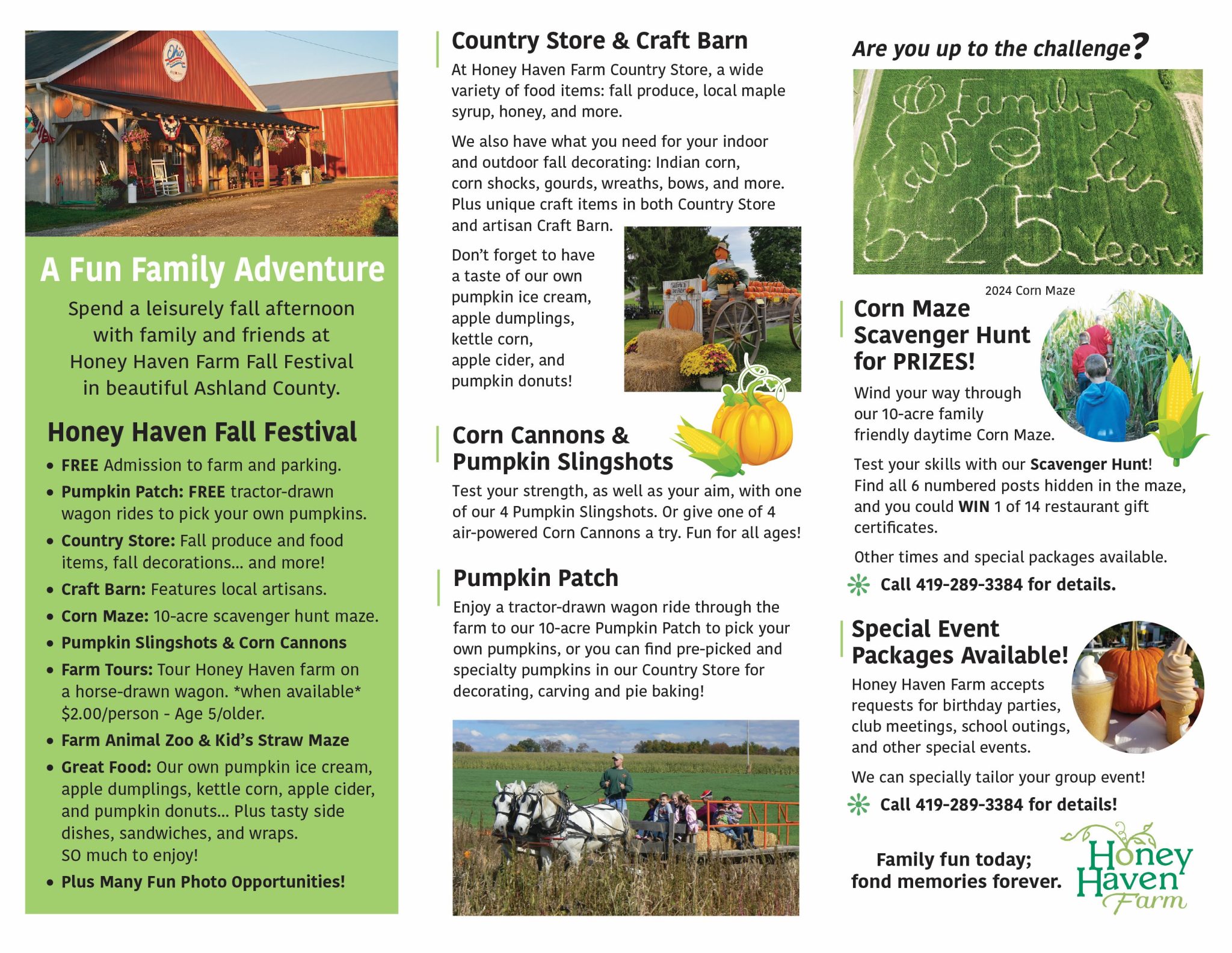 Honey Haven Farm | Greenhouse, Corn Maze, Pumpkin Patch, and Fall Festival